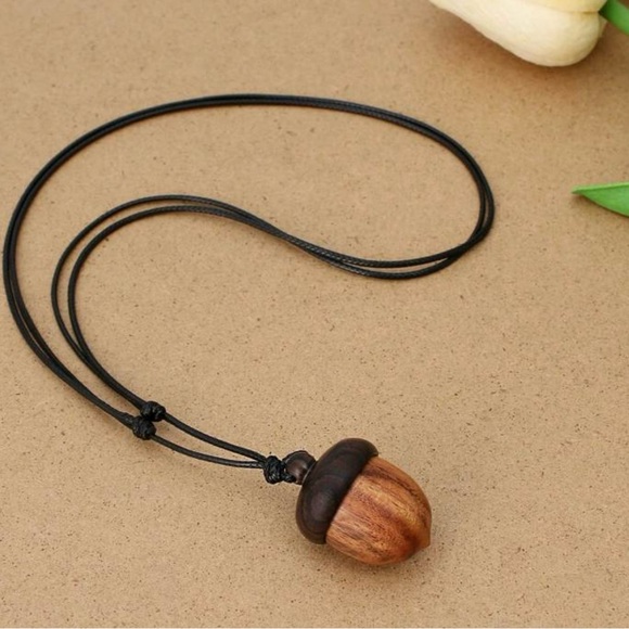 Jewelry | Acorn Cap Dome Crown Hex Nut Thumbnut Oaknut Cupule Wood Vial ...